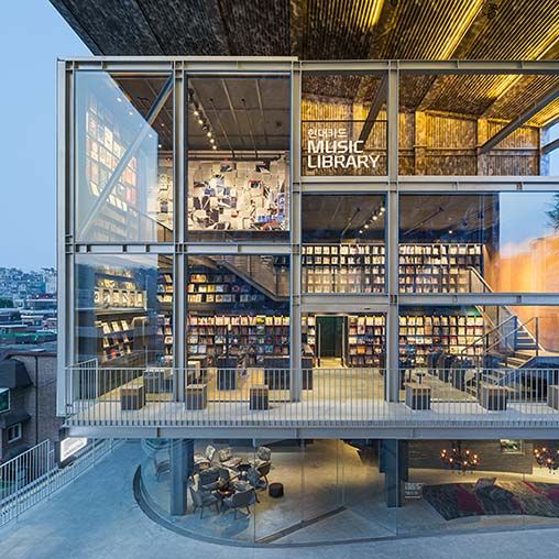 Hyundai Card Music Library + Understage | Projects | Gensler