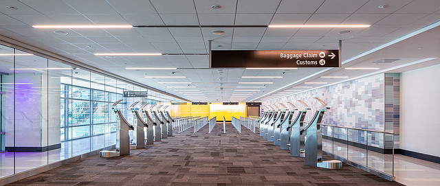 San Diego International Airport, Federal Inspection Services Facility ...