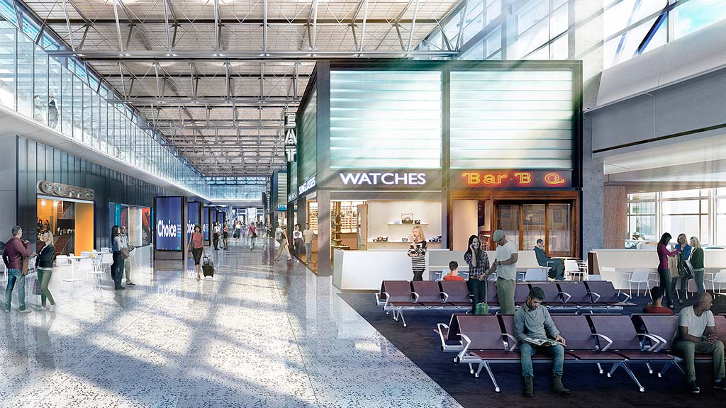 Austin Bergstrom Terminal Facade Texture