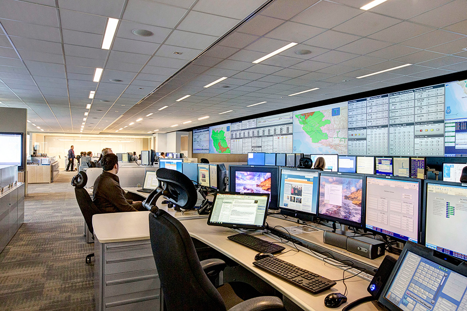 Pacific Gas and Electric Company, Gas Operation Control Center | Gensler