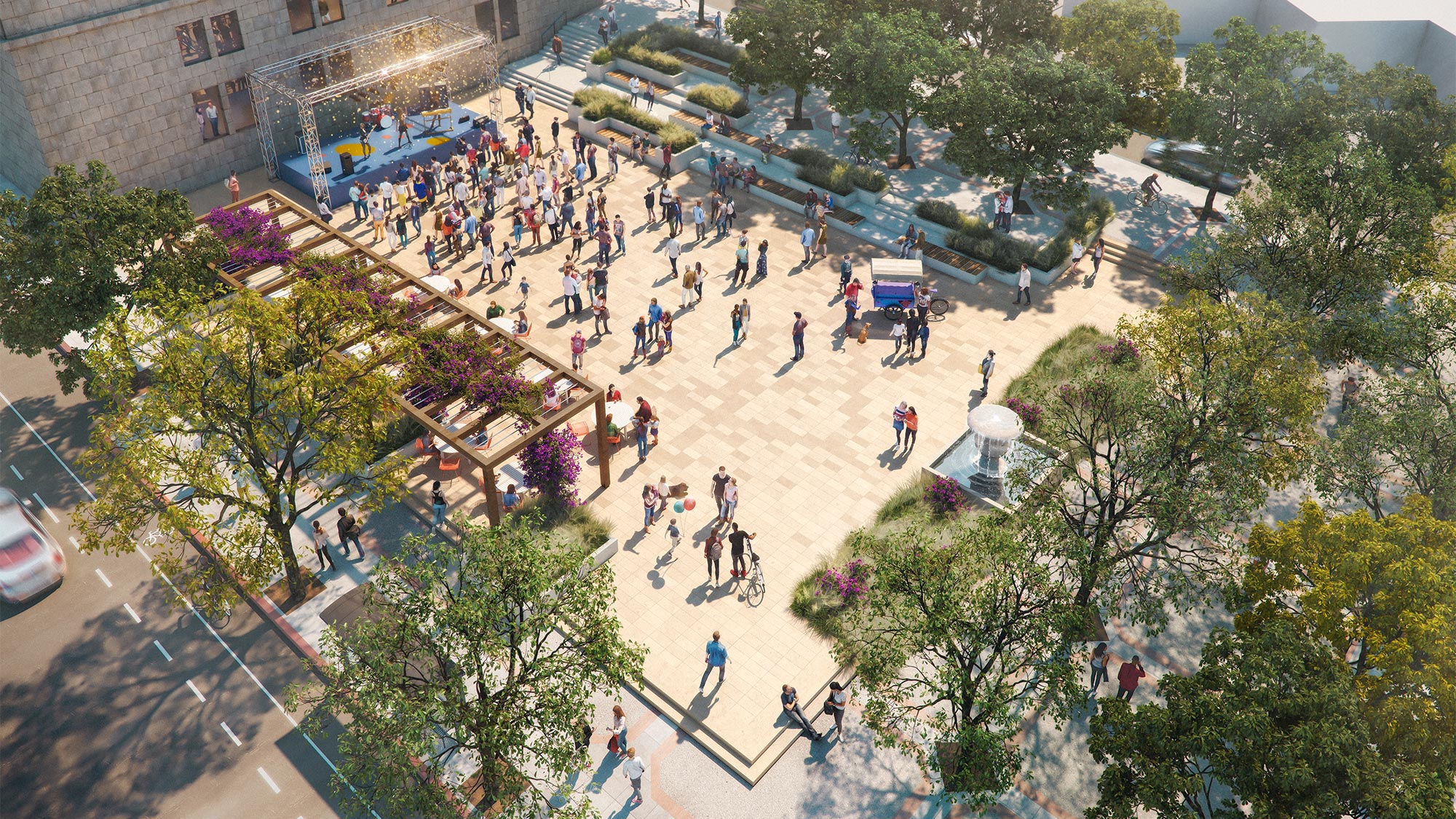 The Mental and Physical Benefits of Our Plazas, Parks, and Sidewalks