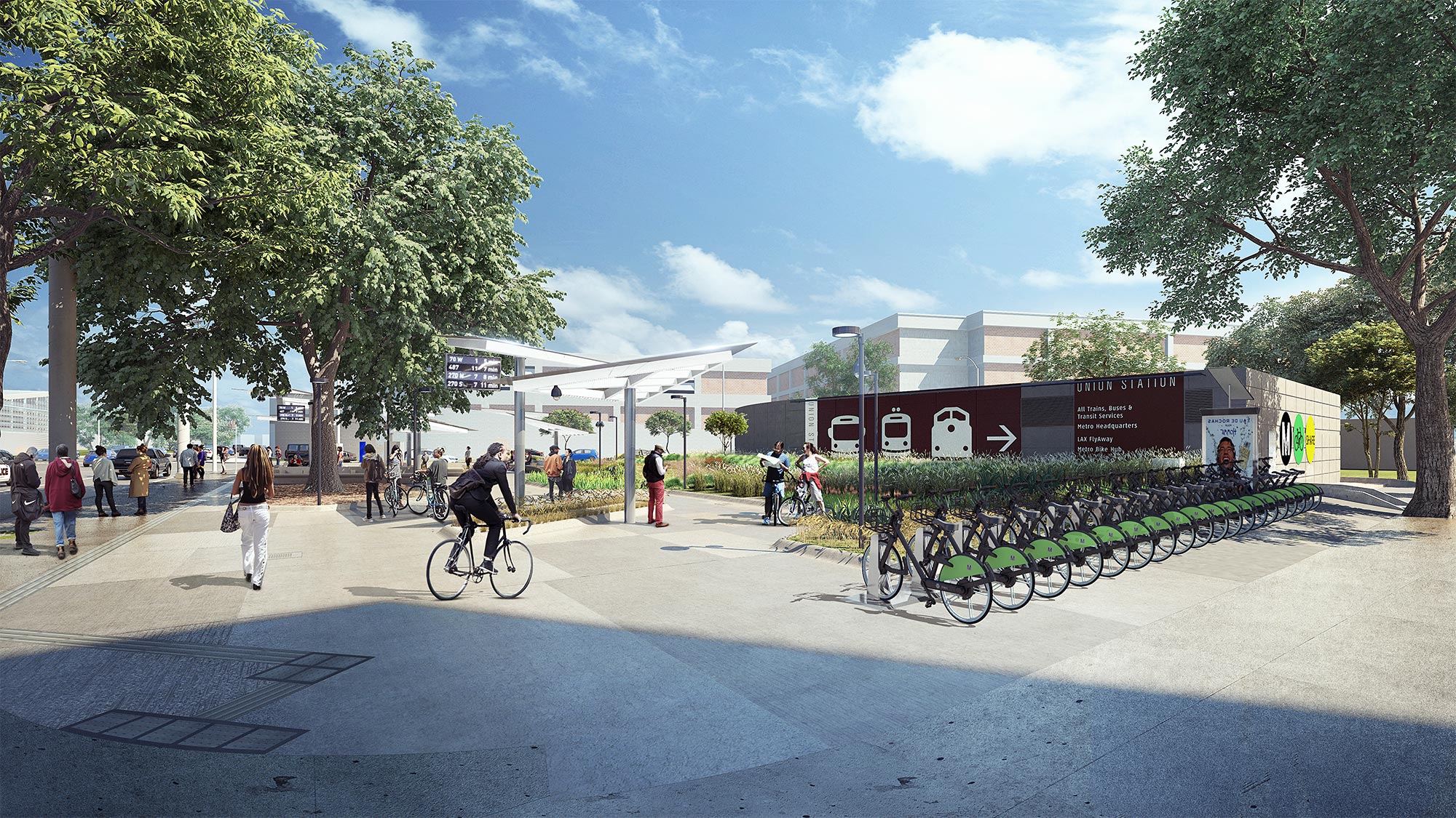 Cesar Chavez Transit Pavilion at Los Angeles Union Station | Gensler