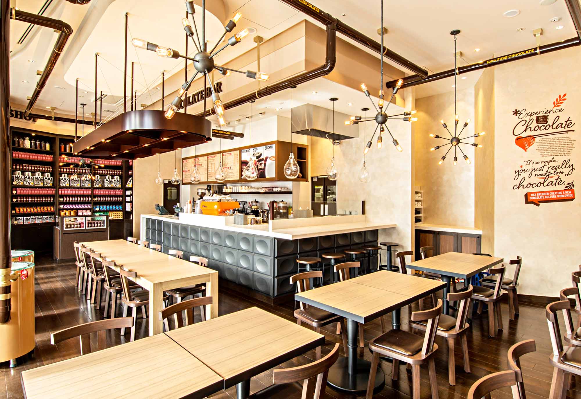 Max Brenner Chocolate Bar | Projects | Gensler